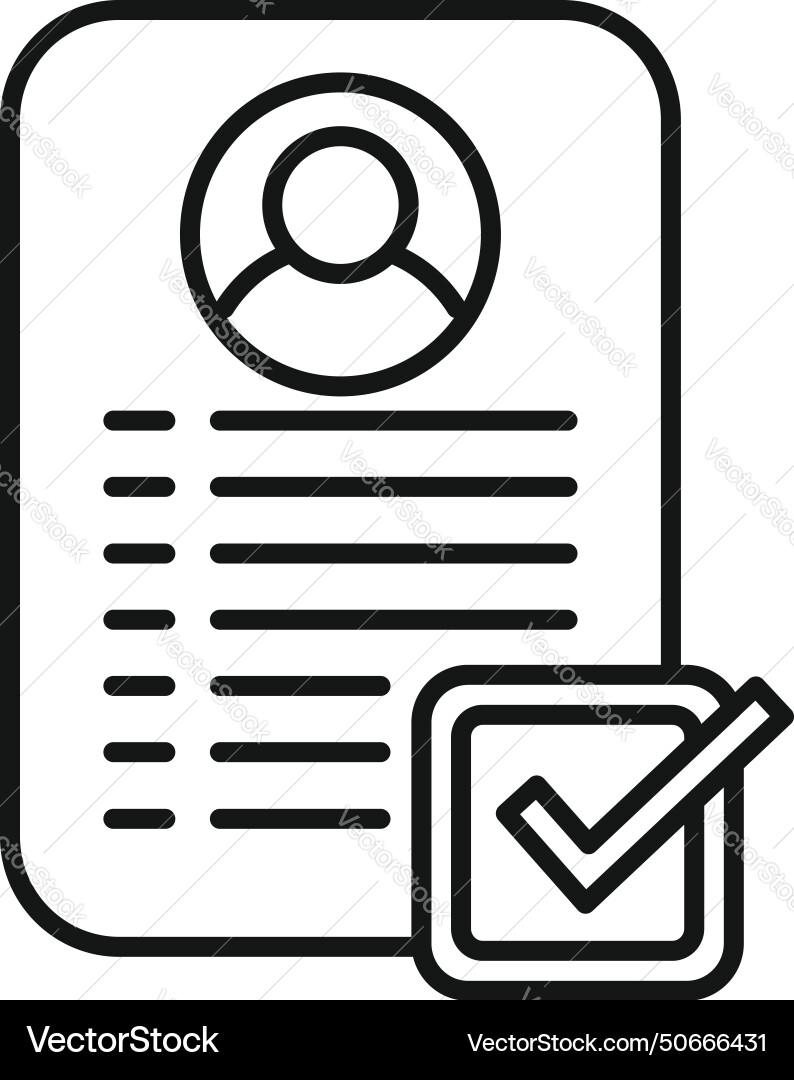 New form paper icon outline device Royalty Free Vector Image