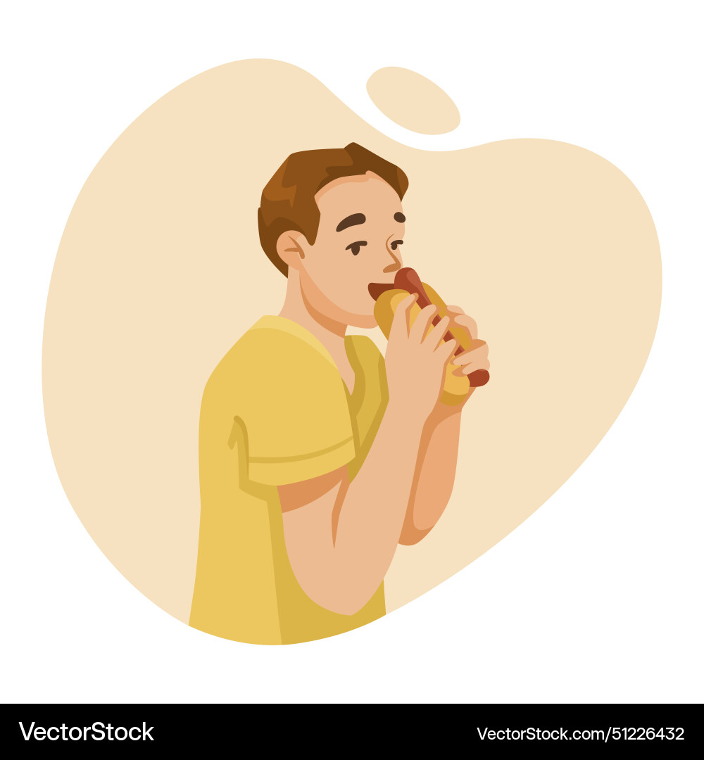 An person playing a recorder Royalty Free Vector Image