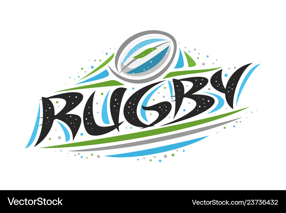 Logo for rugby Royalty Free Vector Image - VectorStock