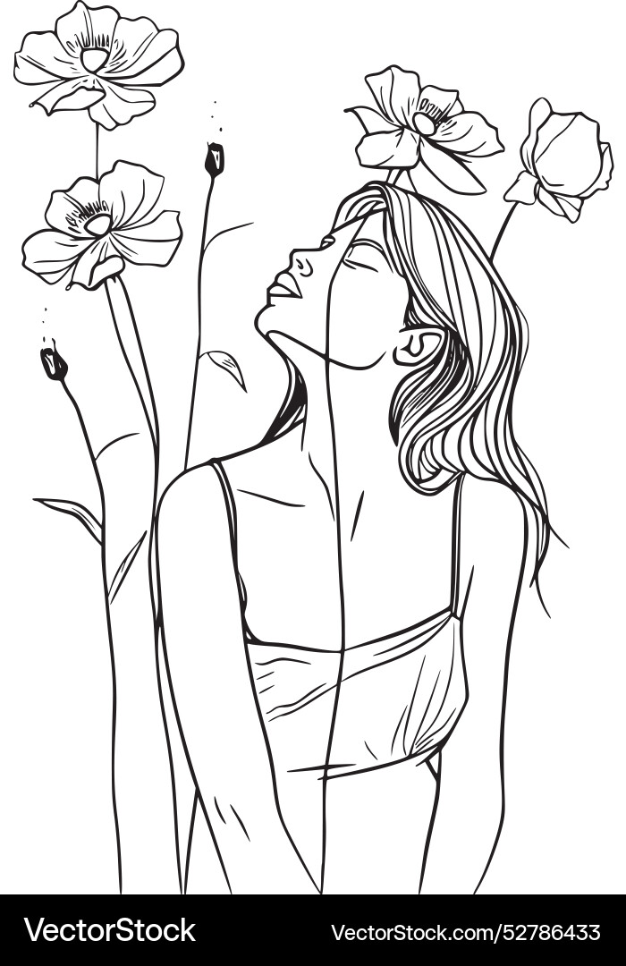 Line art Royalty Free Vector Image - VectorStock