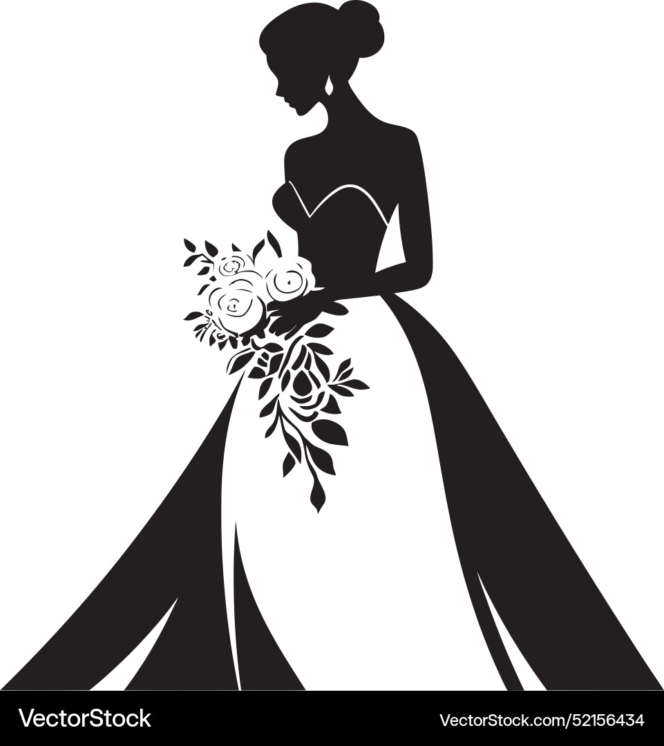 Bride and groom running away together Royalty Free Vector
