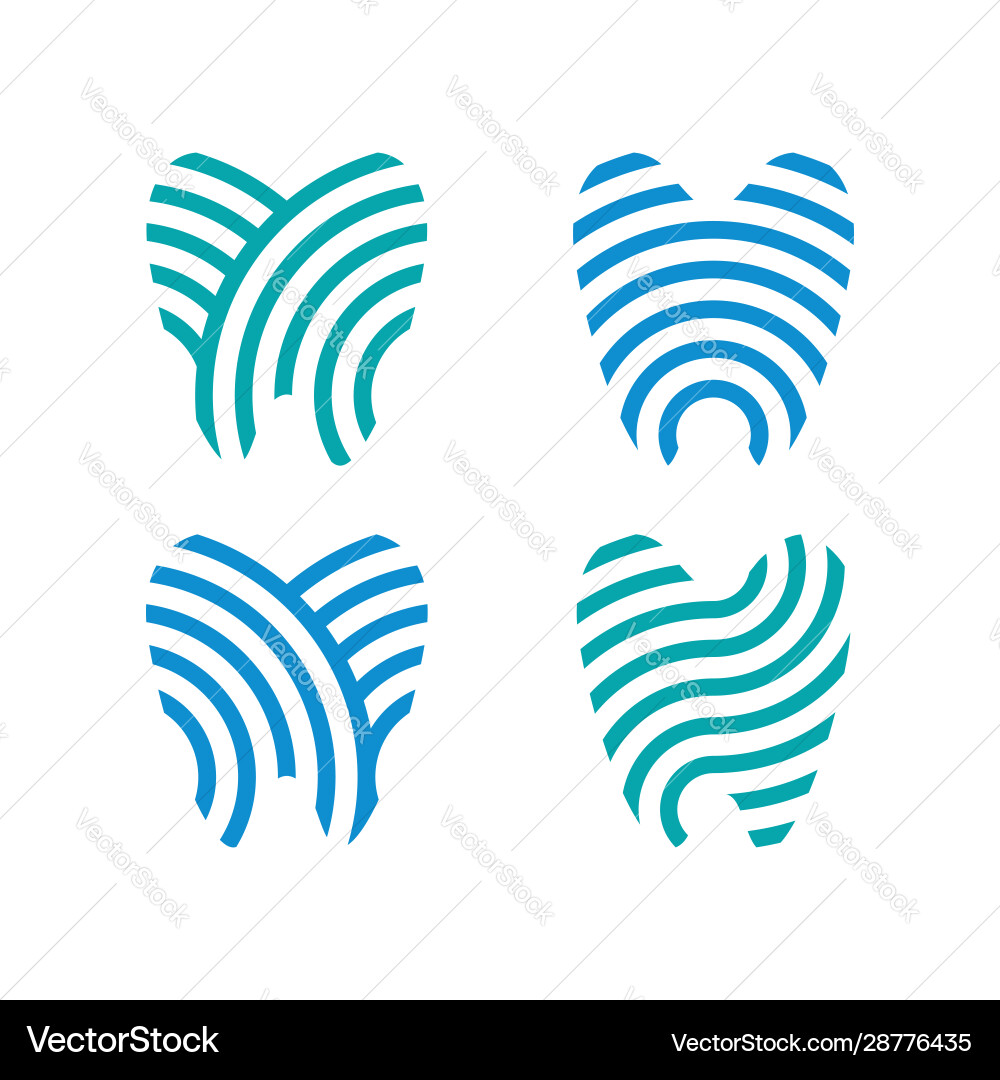 Health dent logo design template Royalty Free Vector Image