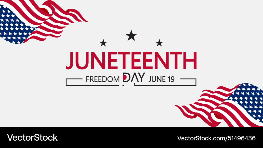 Juneteenth celebrations in art Royalty Free Vector Image