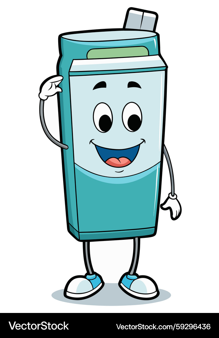 Smiling Water Character - Cartoon Royalty Free Vector Image