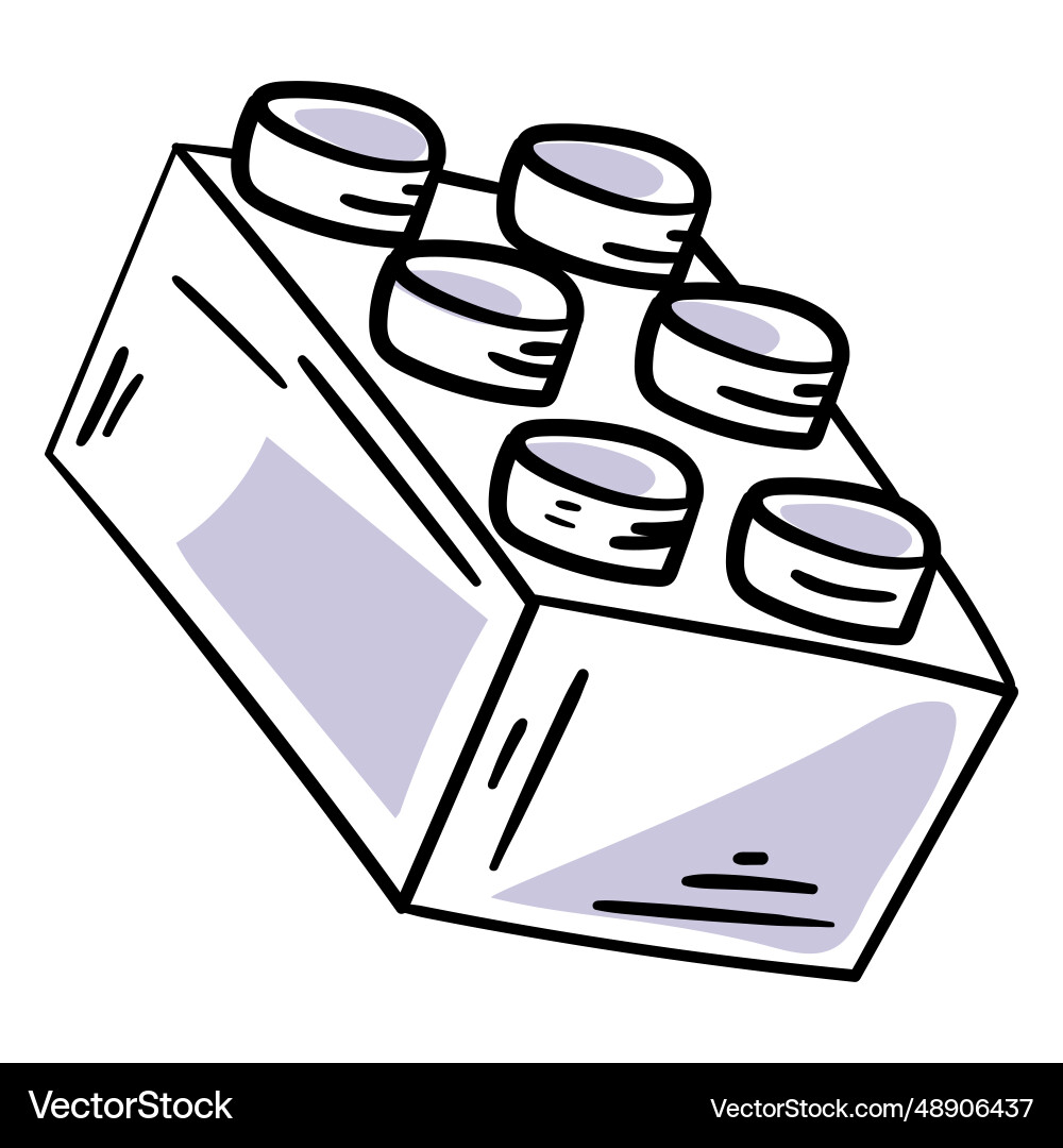 Colorful Lego Blocks Royalty Free Vector Image