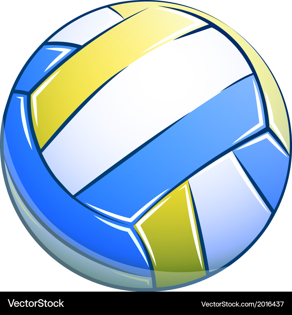 Volleyball ball Royalty Free Vector Image - VectorStock