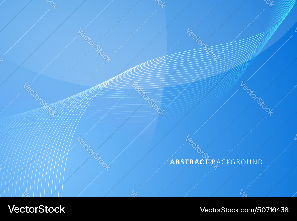 Modern blue gradient abstract background Vector Image