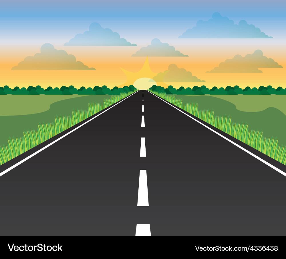 Road design Royalty Free Vector Image - VectorStock