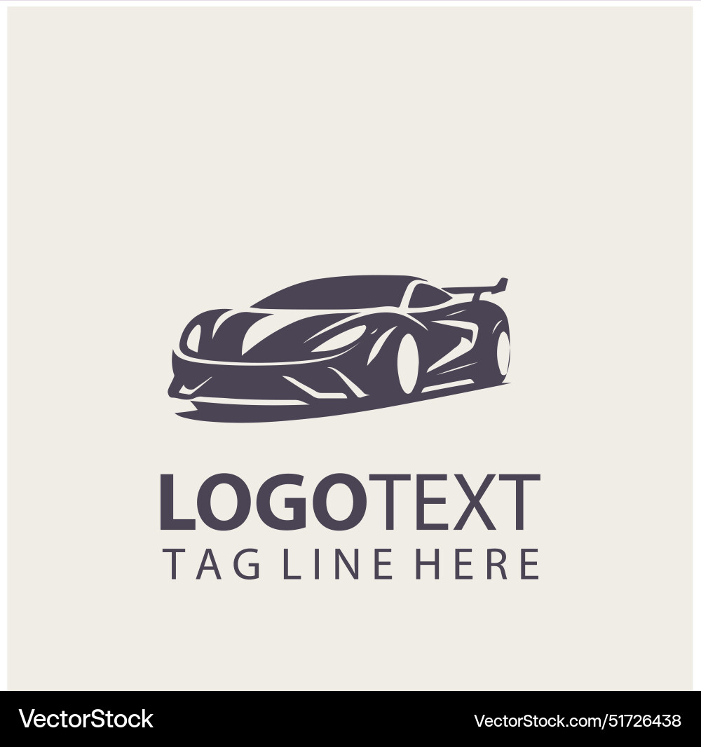 Speed car logo Royalty Free Vector Image - VectorStock
