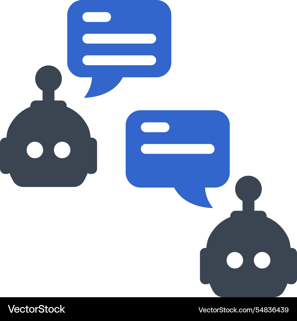 Chatbot icon Royalty Free Vector Image - VectorStock