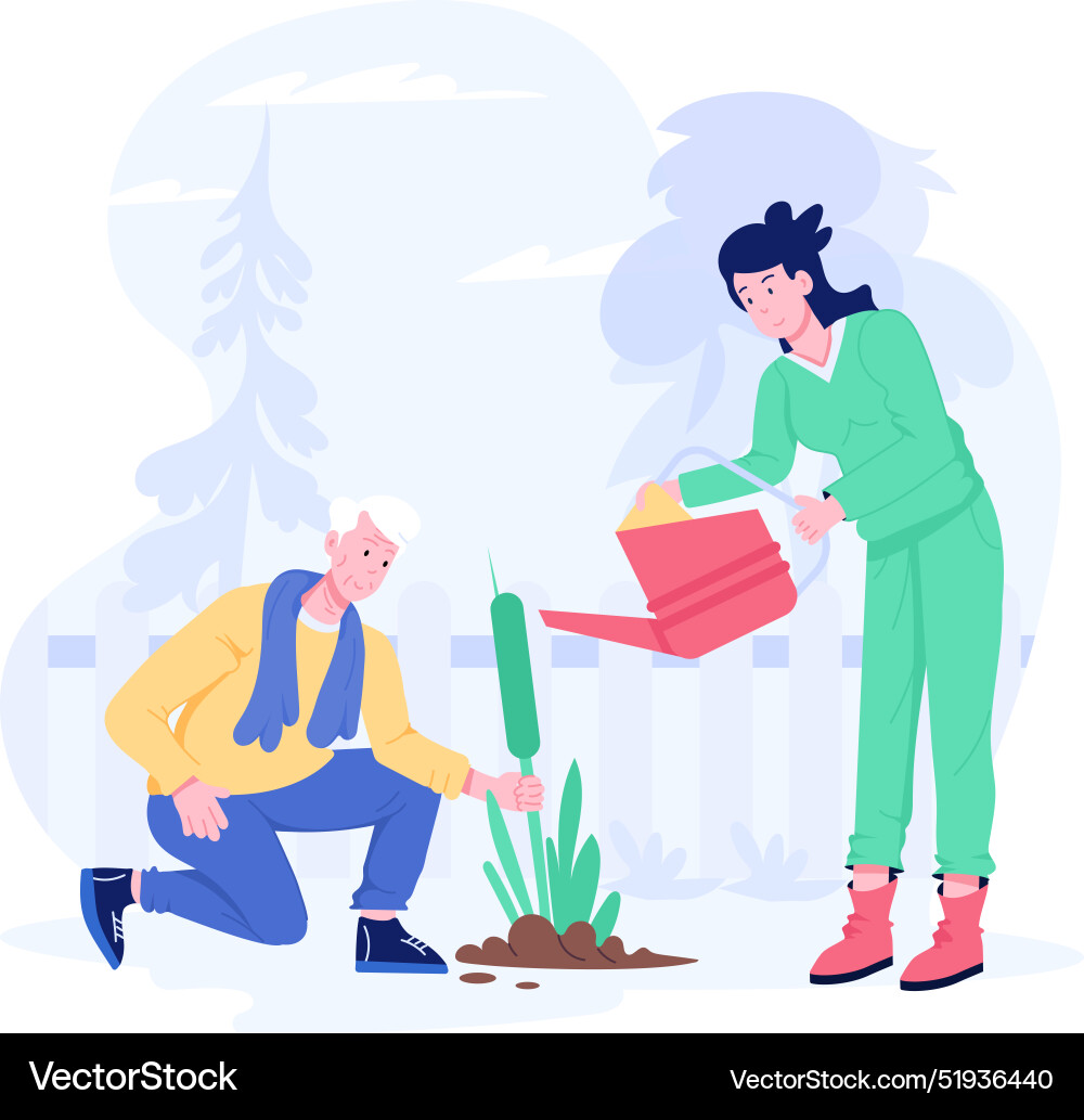 Gardening Royalty Free Vector Image - VectorStock