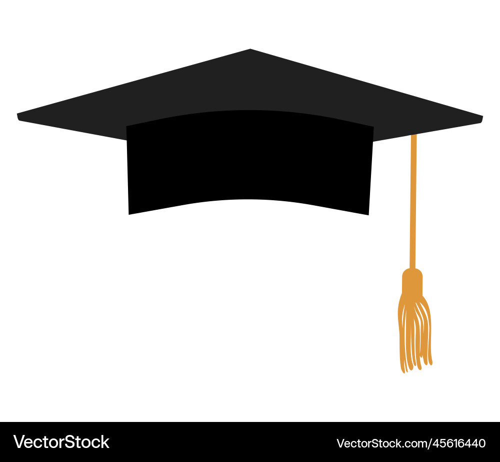 Graduation cap icon Royalty Free Vector Image - VectorStock