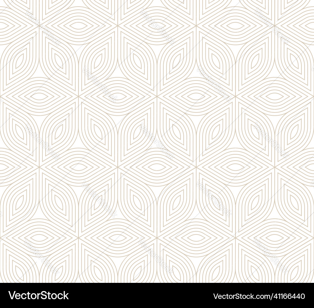 Linear art deco simple seamless pattern vintage Vector Image