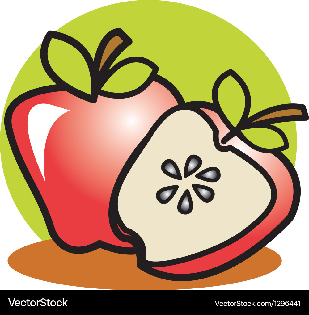 Apple Royalty Free Vector Image - VectorStock
