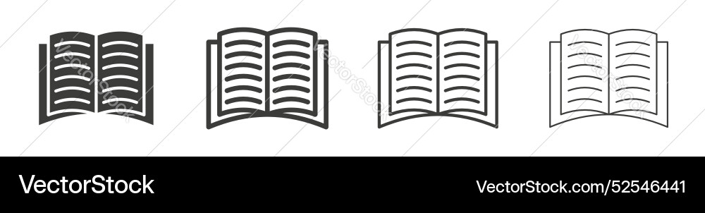 Homework icon set on white background Royalty Free Vector