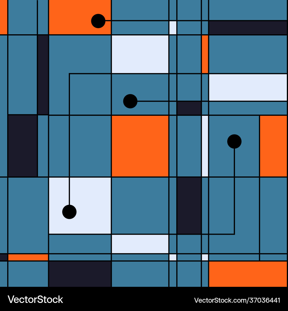 Modern seamless pattern in style Royalty Free Vector Image