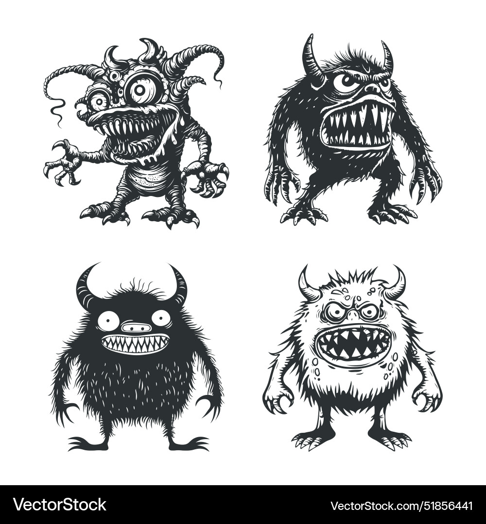Monster clipart Royalty Free Vector Image - VectorStock