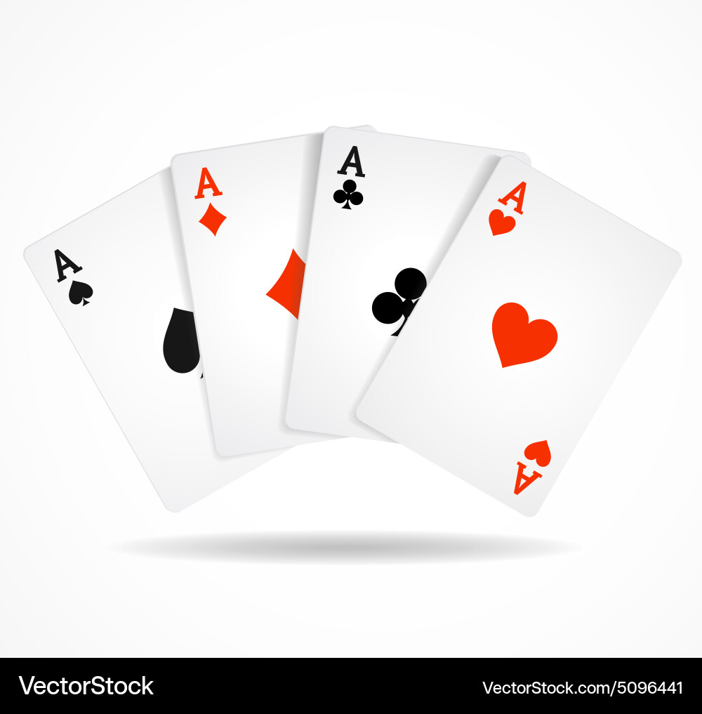 Poker Card Set Royalty Free Vector Image - VectorStock