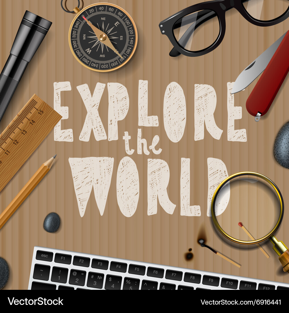 Travel and tourism background Royalty Free Vector Image