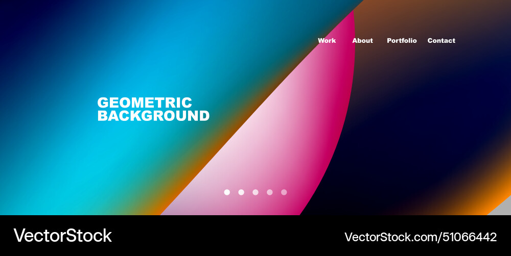 A geometric background with blue pink Royalty Free Vector