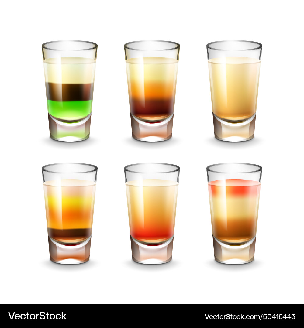 Set of shots Royalty Free Vector Image - VectorStock