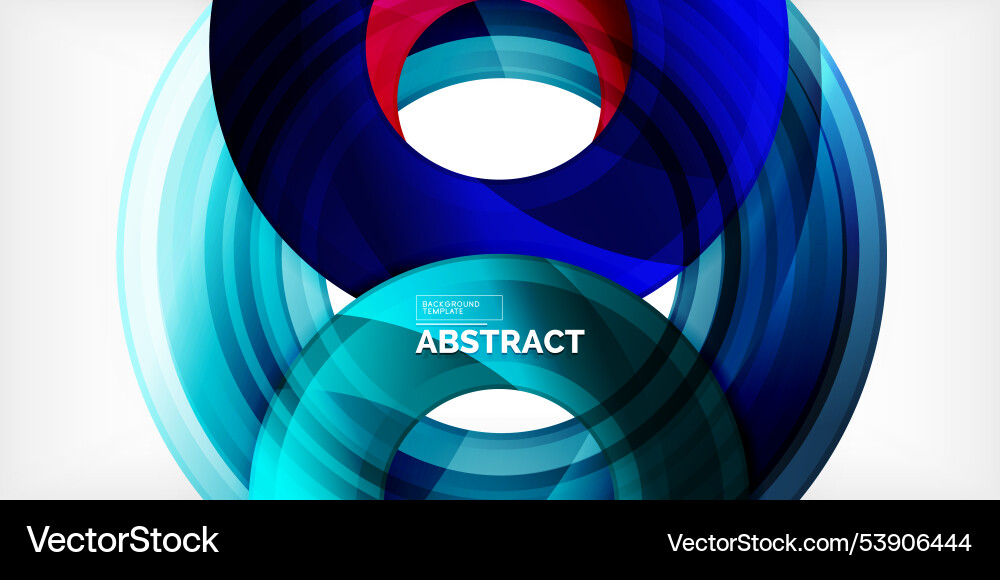 Circles round elements ring shapes premium Vector Image