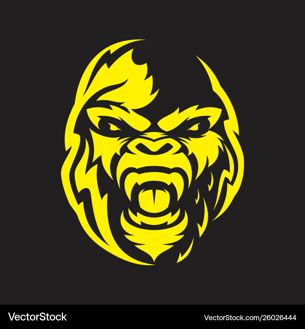 Gorilla Royalty Free Vector Image - VectorStock