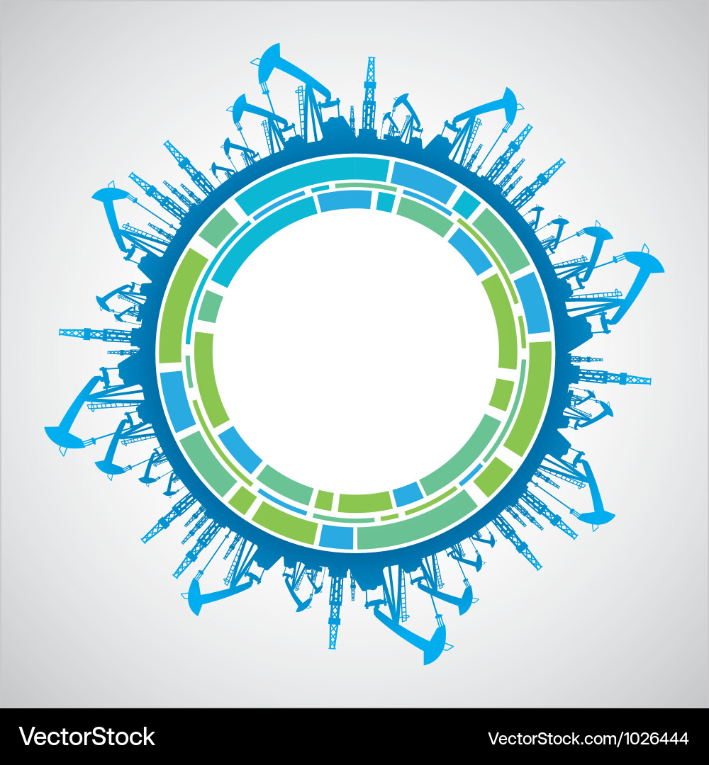 Industrial Globe Sphere Royalty Free Vector Image