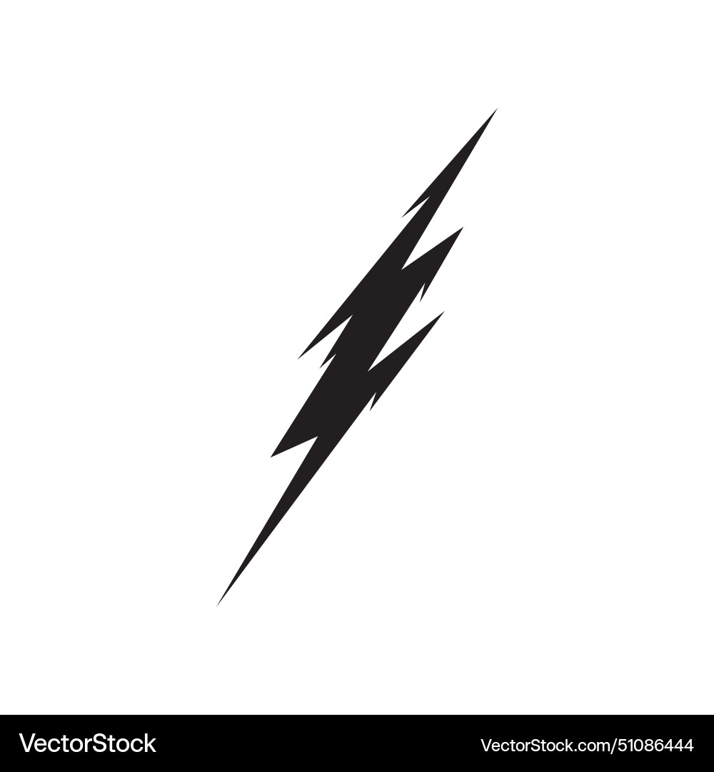 Lightning electric power logo design element Vector Image