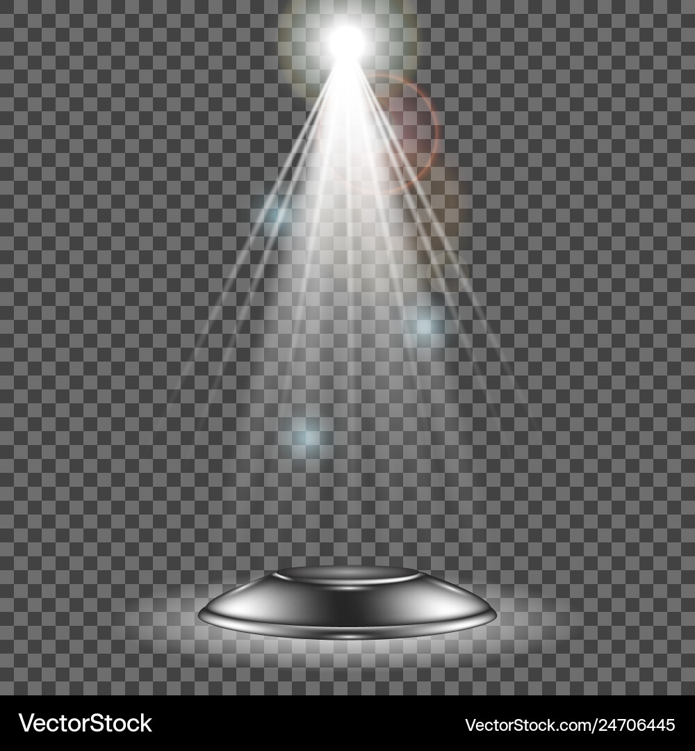 Eps10 spotlight light effect Royalty Free Vector Image