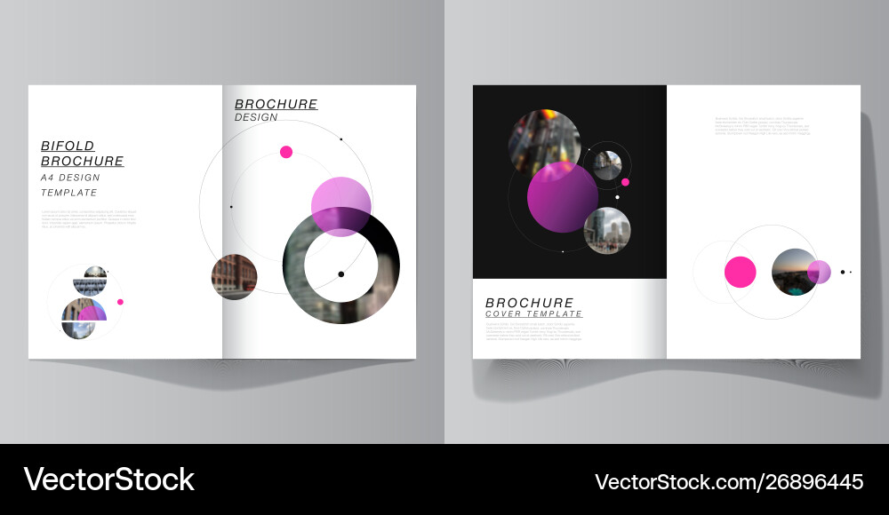 Layout two a4 format modern cover Royalty Free Vector Image