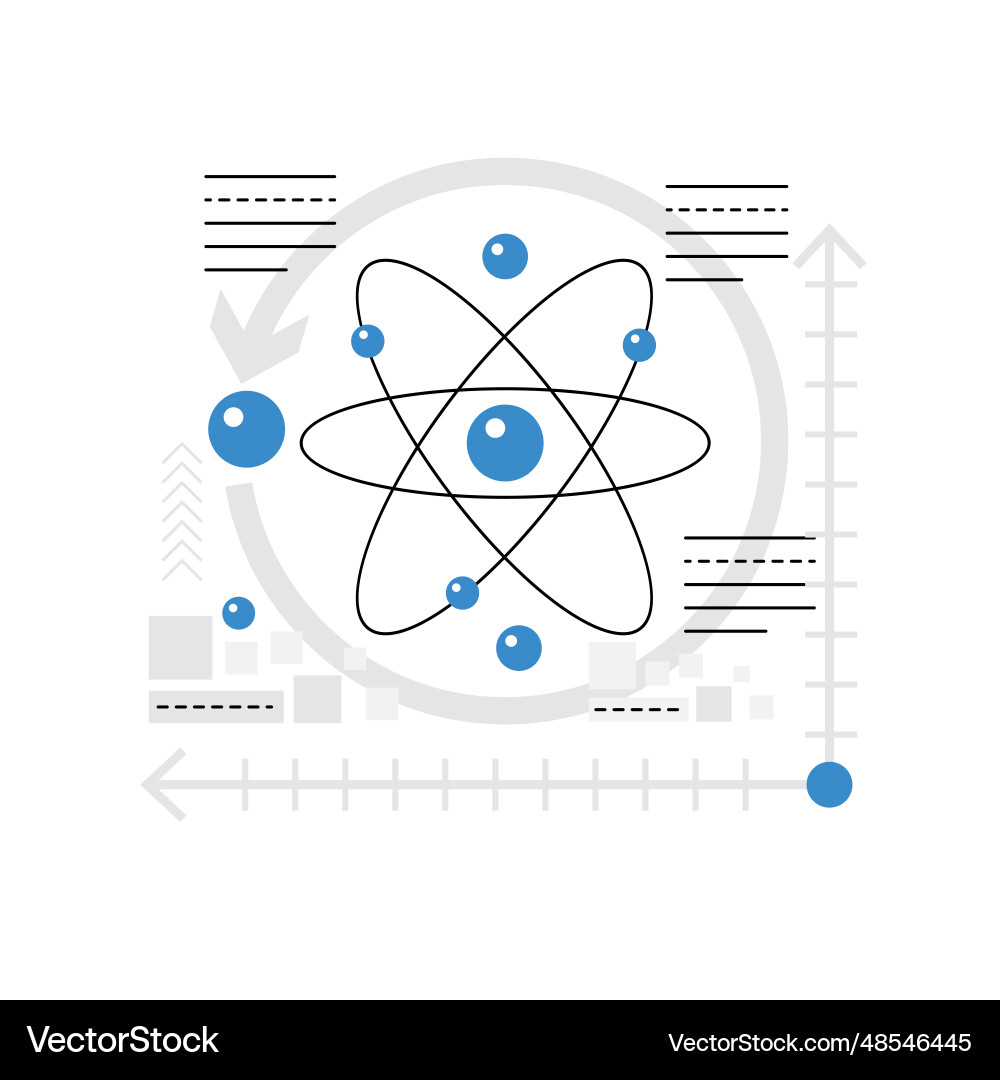 Physics science research Royalty Free Vector Image