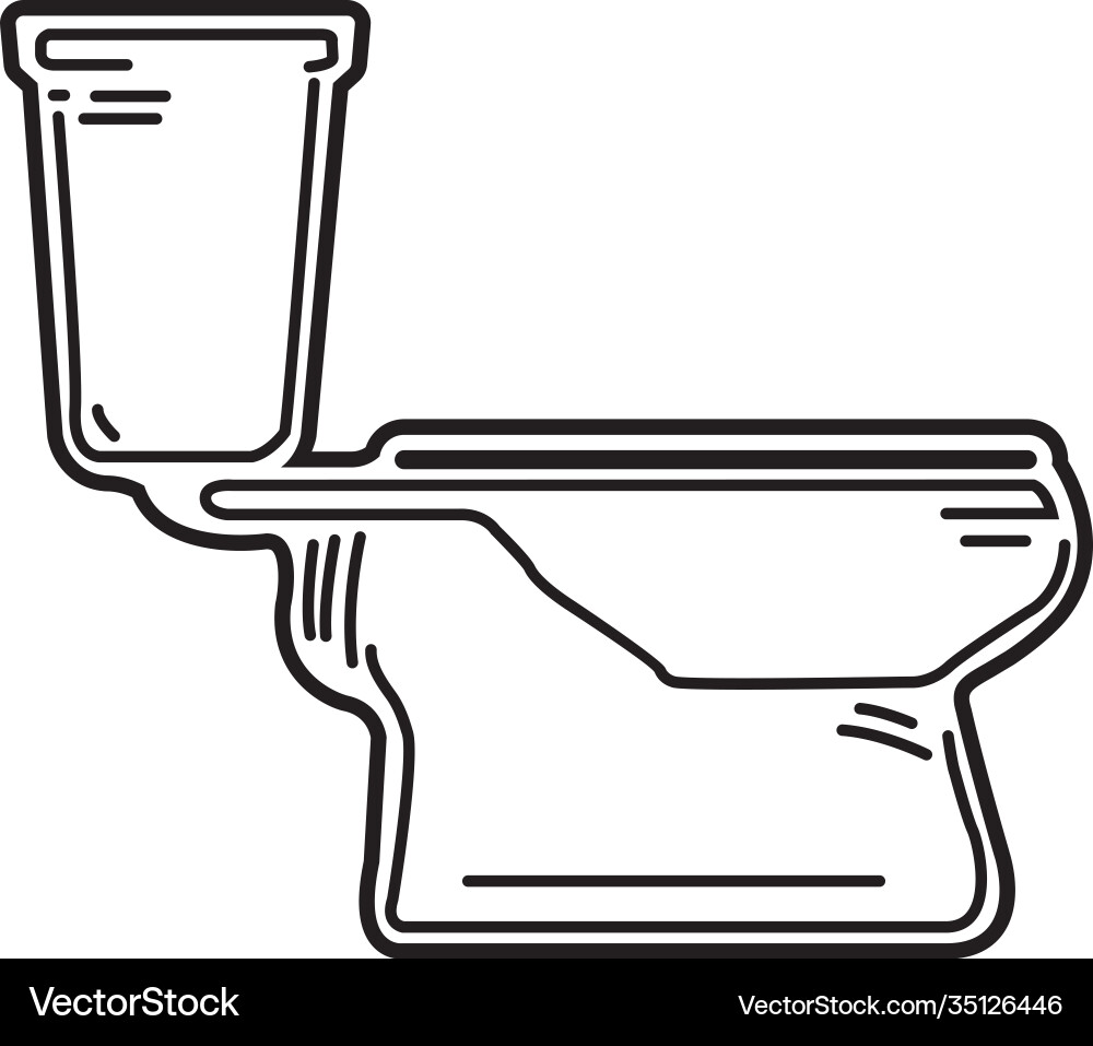 Toilet Royalty Free Vector Image - VectorStock