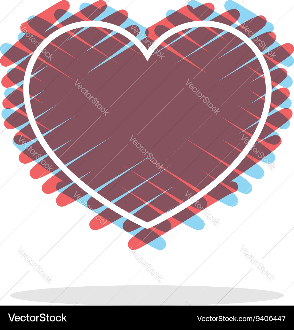Love heart logo and icon Royalty Free Vector Image