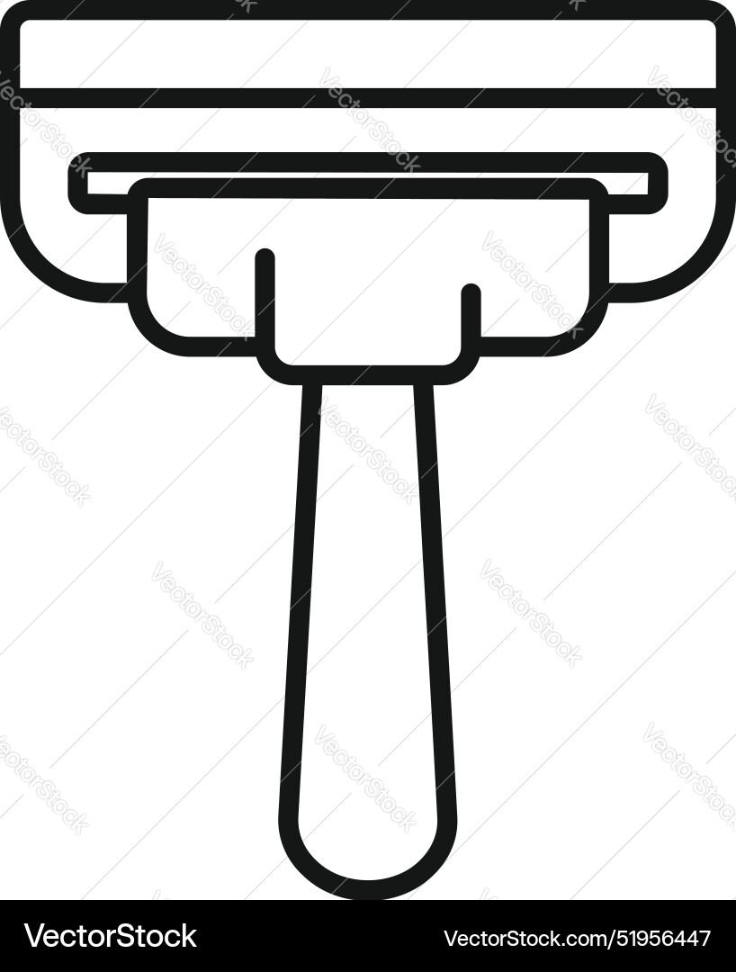 Window cleaning tool squeegee equipment Royalty Free Vector