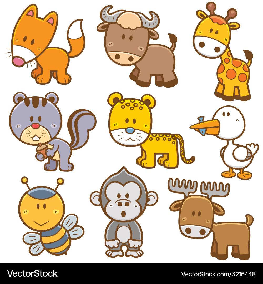 Animals Royalty Free Vector Image - VectorStock