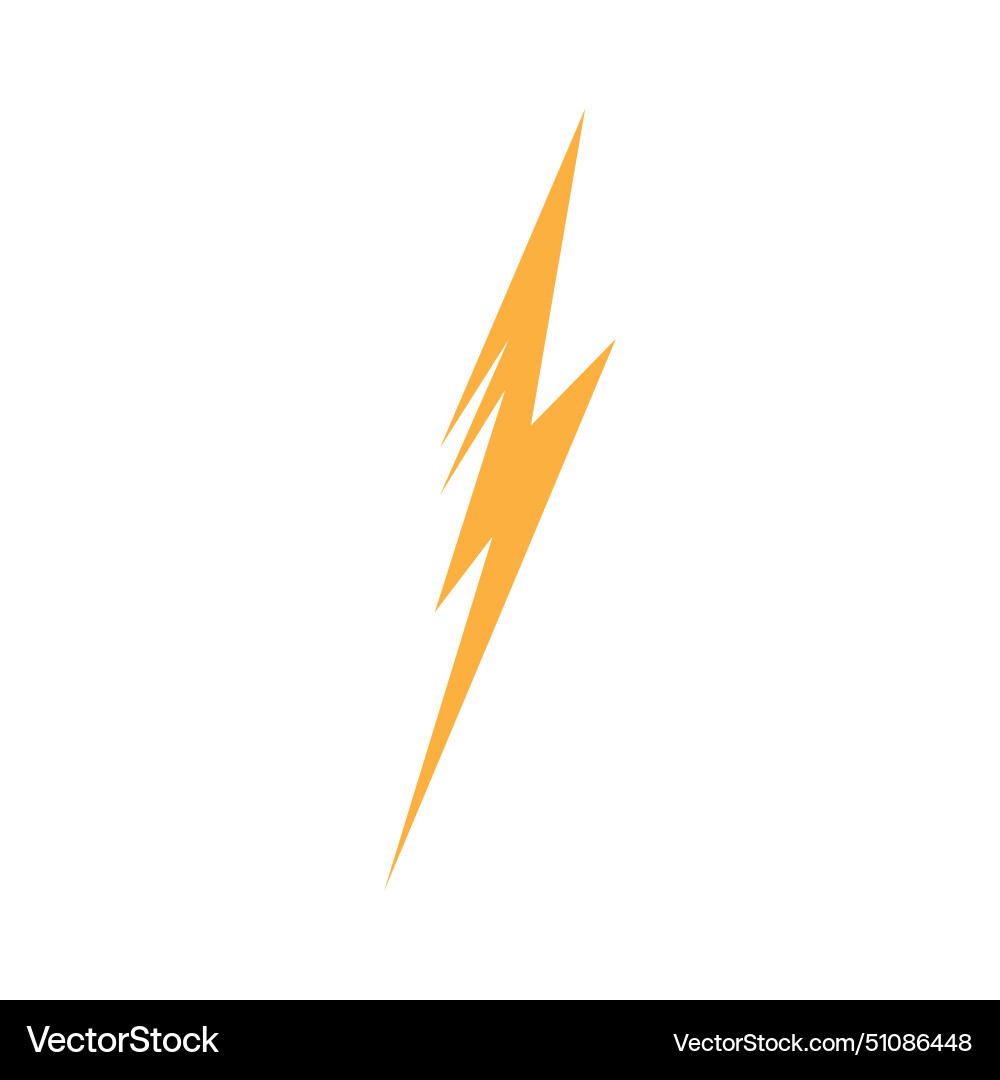 Lightning electric power logo design element Vector Image