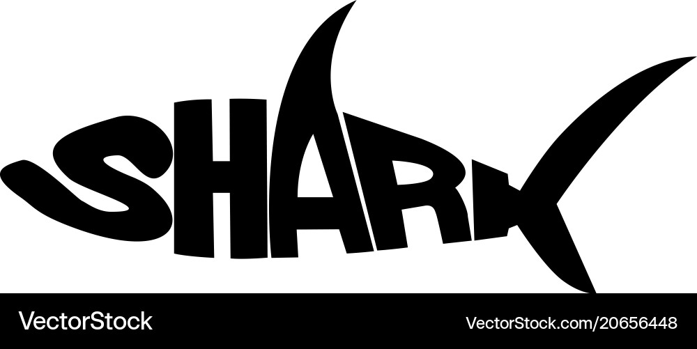 Logo Shark Text Vector Images (over 230)