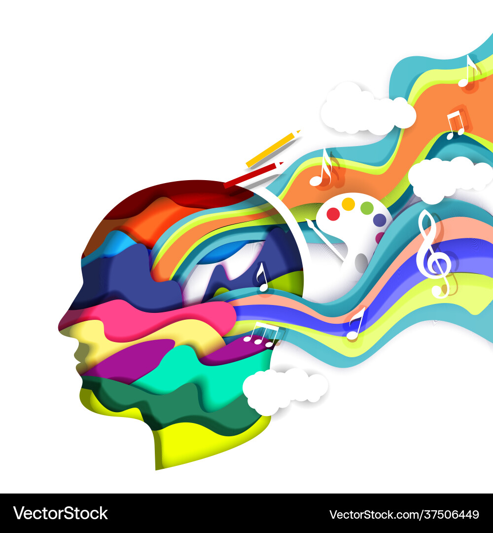 Man Face Paper Cut Vector Images (over 1,500)