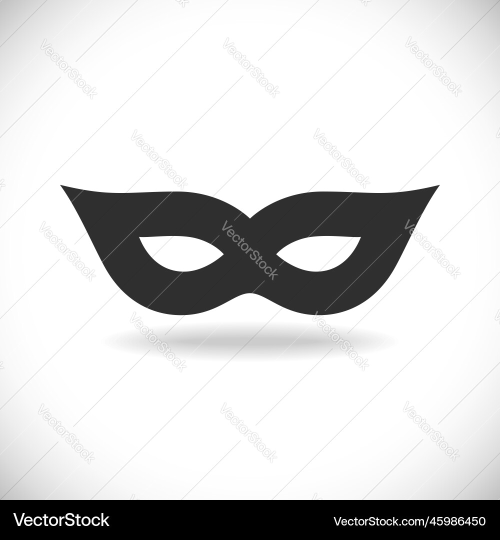Carnival mask icon Royalty Free Vector Image - VectorStock