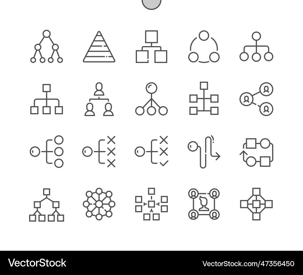 Hierarchy corporate organisation teamwork Vector Image
