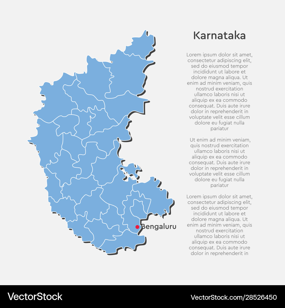 Karnataka Map Outline Vector Images (over 140)