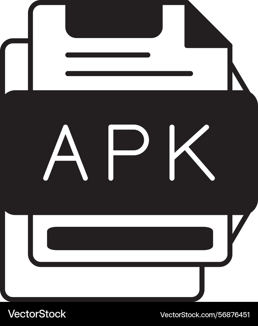 Apk icon Royalty Free Vector Image - VectorStock