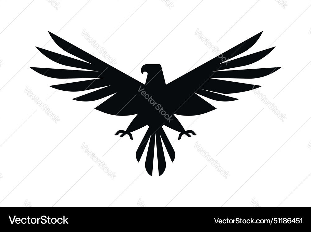 Flying Falcon Vector