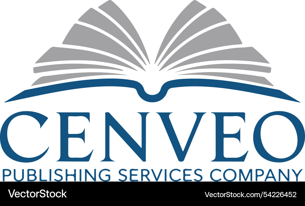 A logo design for publishing Royalty Free Vector Image