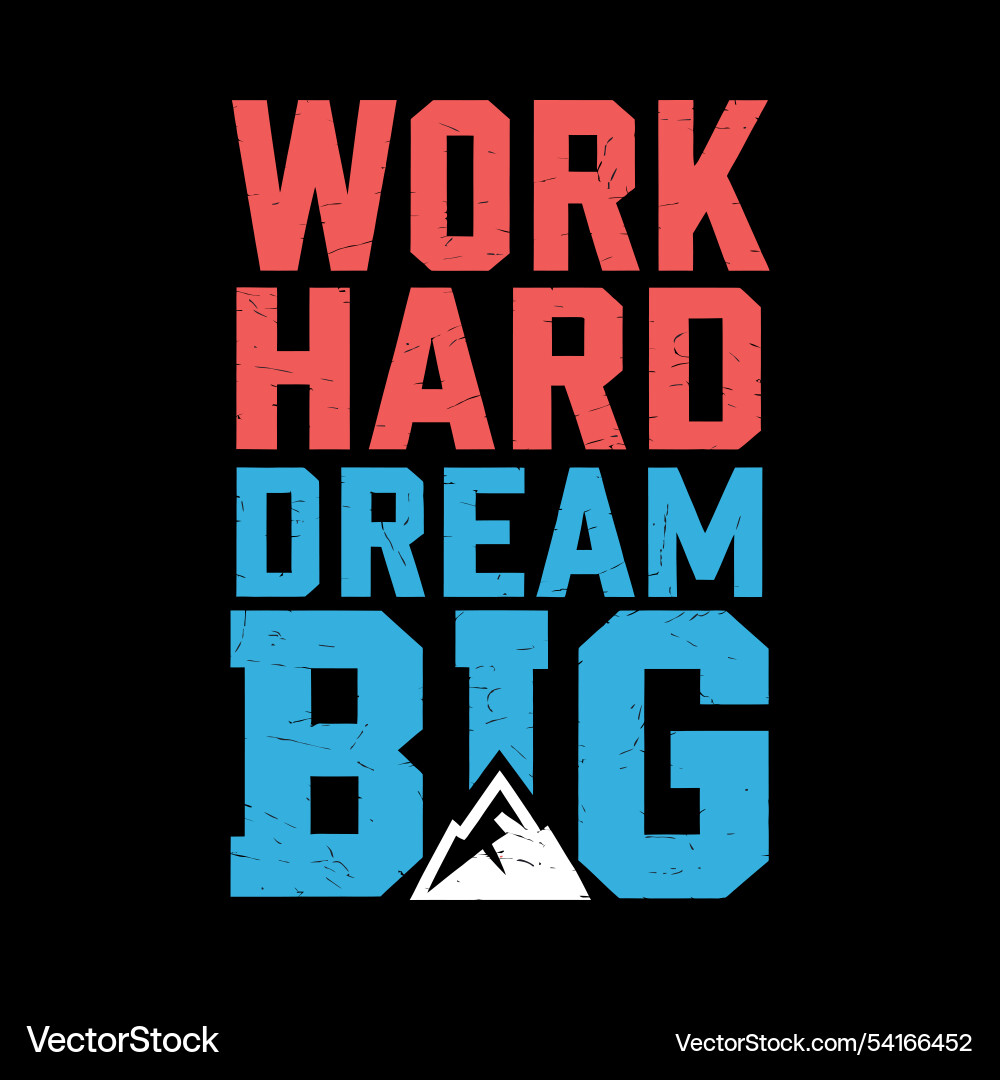 Inspiring student success typography design Vector Image