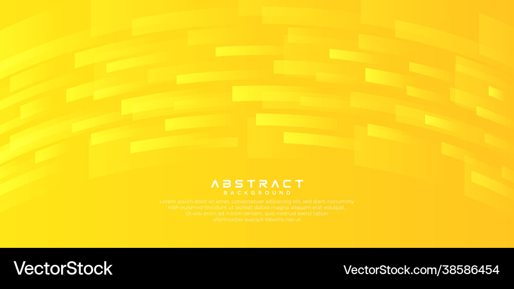 Abstract yellow geometric background bright Vector Image