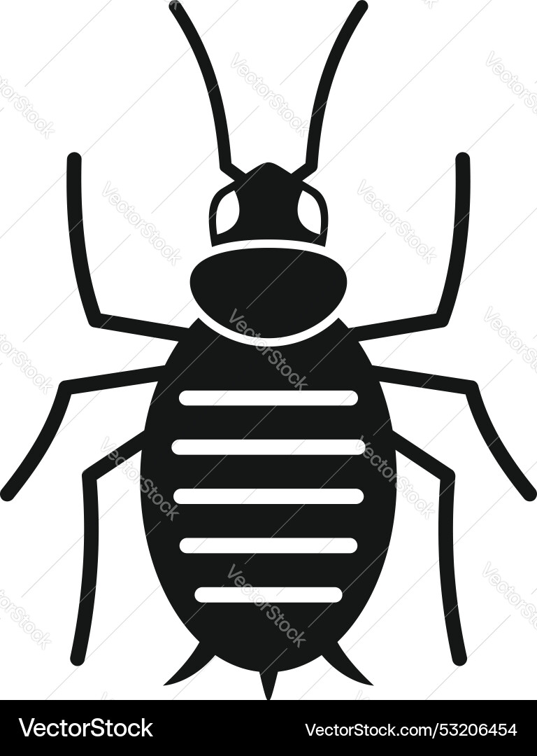 Colorado beetle insect spreading its legs icon Vector Image