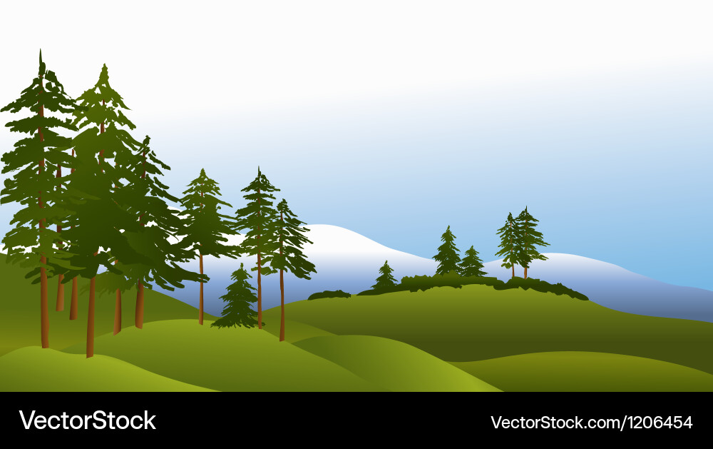 Forest Royalty Free Vector Image - VectorStock