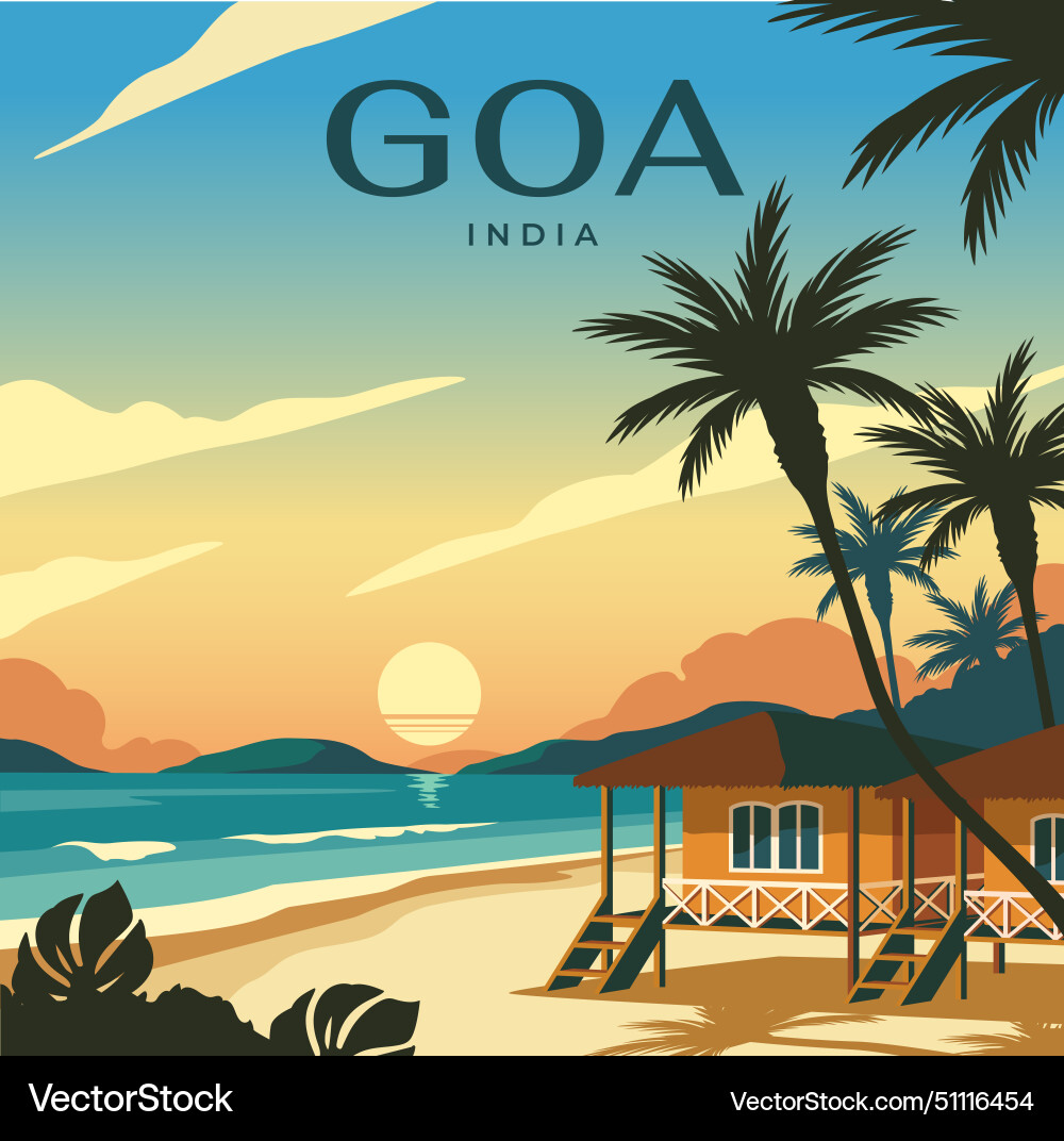 Travel destination poster Royalty Free Vector Image